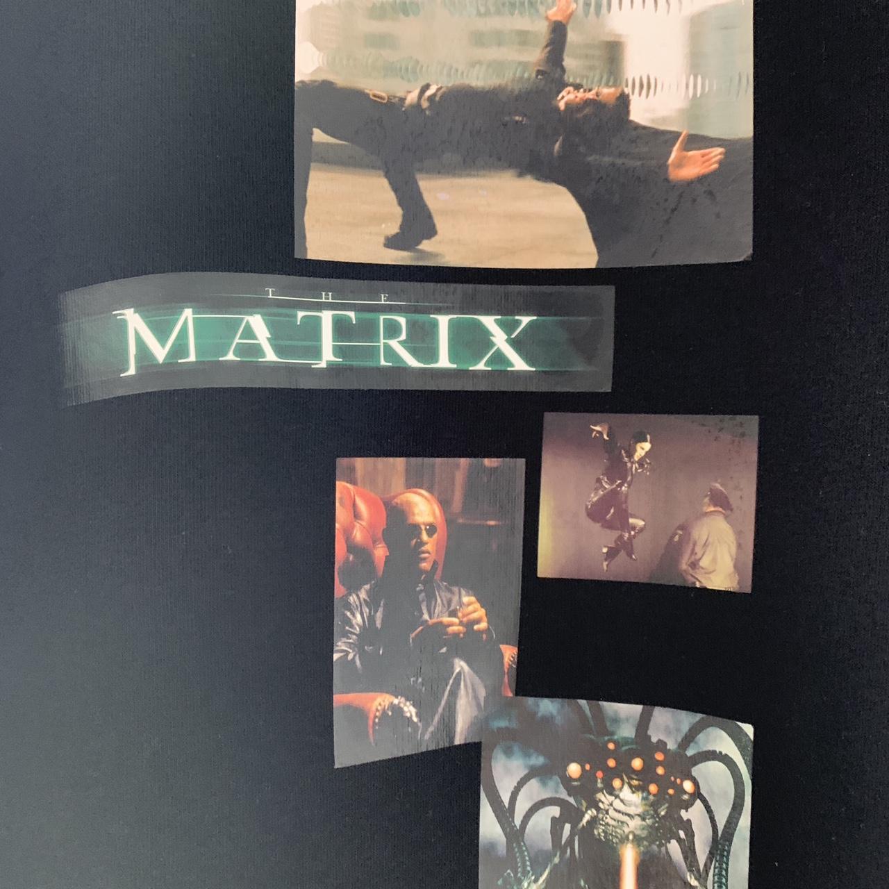 matrix jumper 👀 black jumper with matrix graphics... - Depop