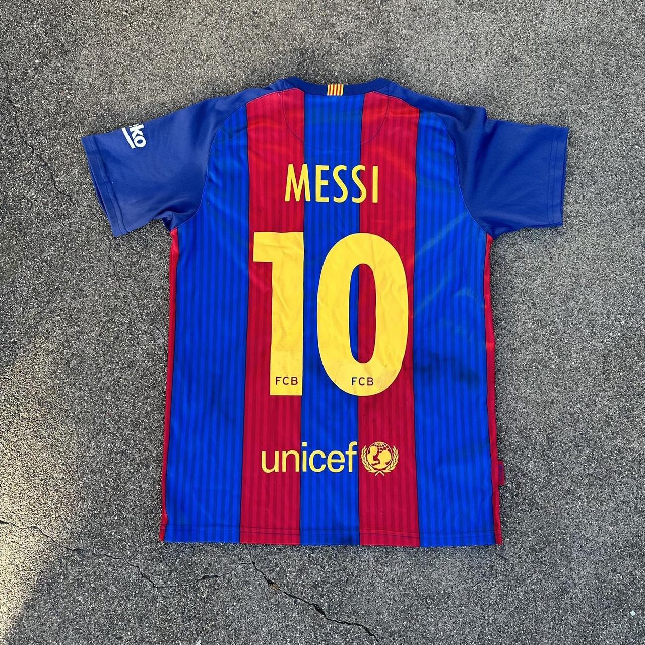 2016/17 Barcelona Lionel Messi soccer jersey... | Depop