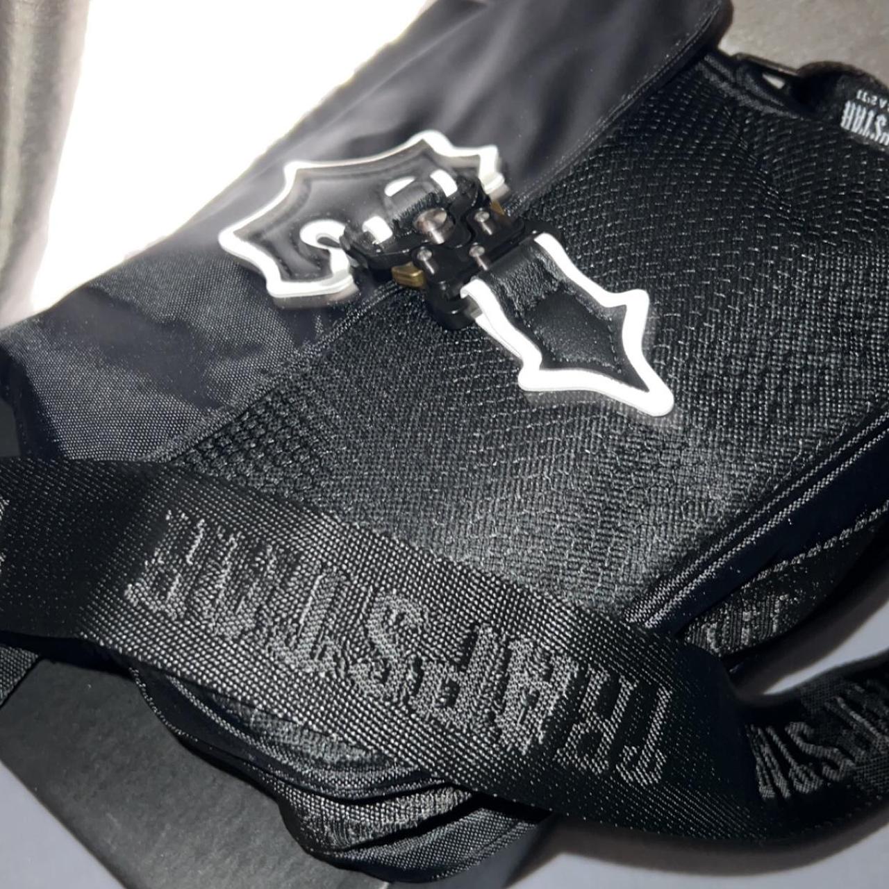 Trapstar Irongate T Cross Body Bag black/white... - Depop