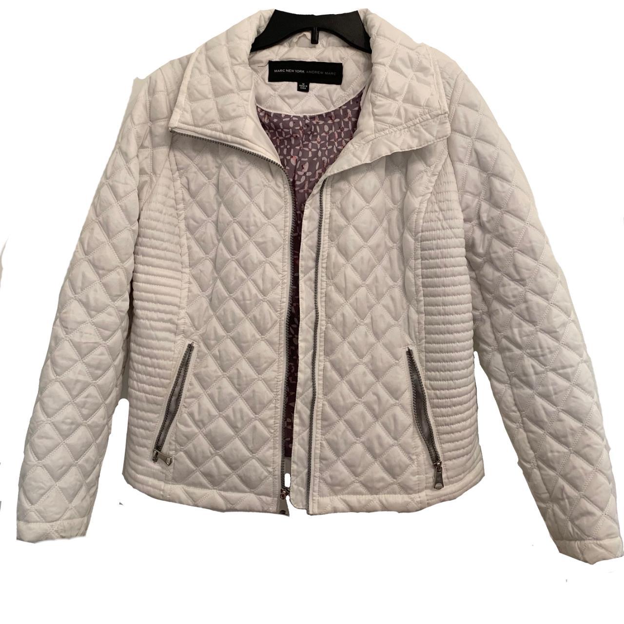 Marc New York Women's White Jacket | Depop