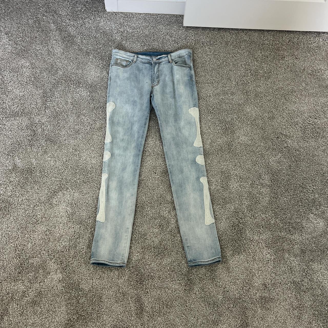 MNML Bone Jeans - Depop