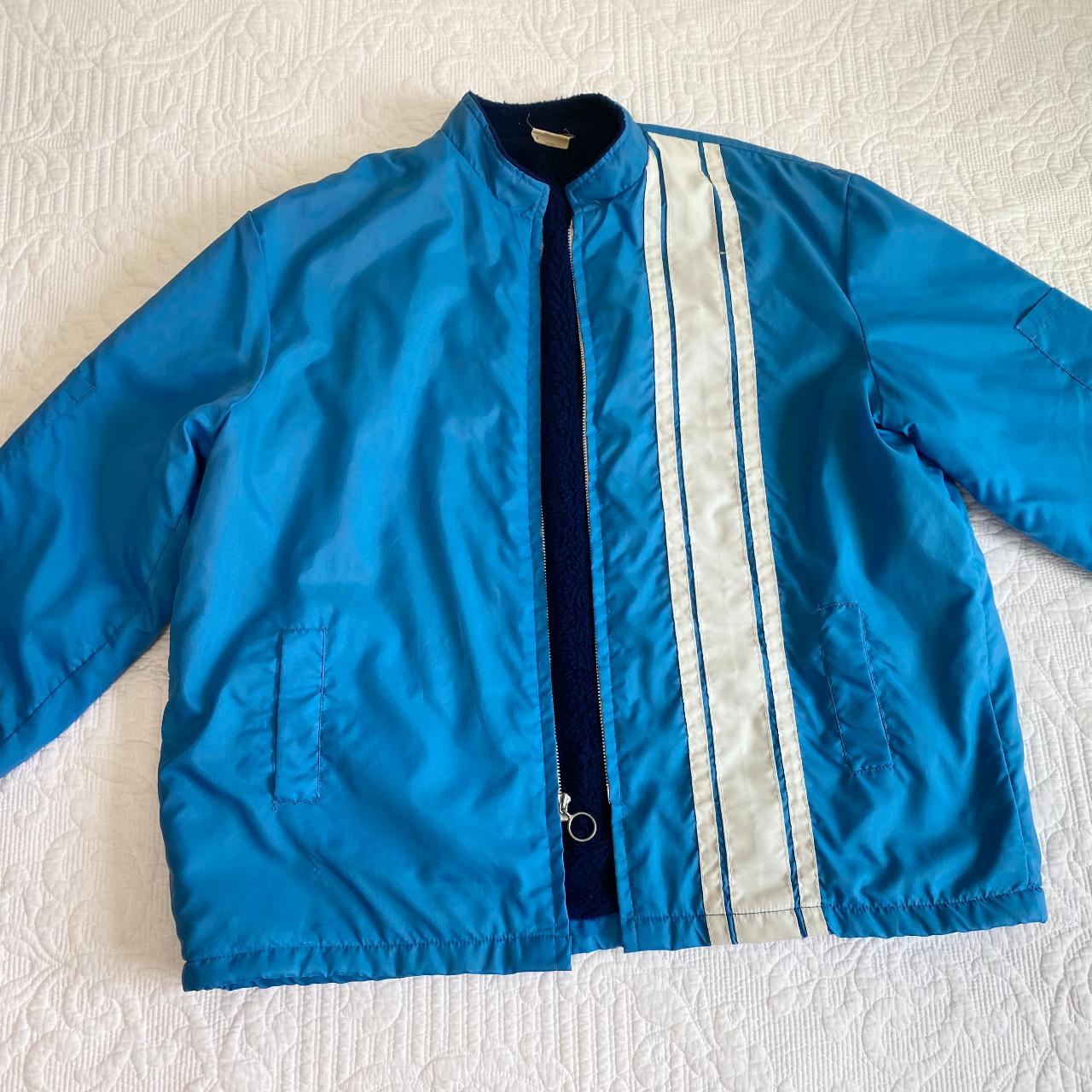 Vintage 70s The Great Lakes Jacket! Super cool blue... - Depop