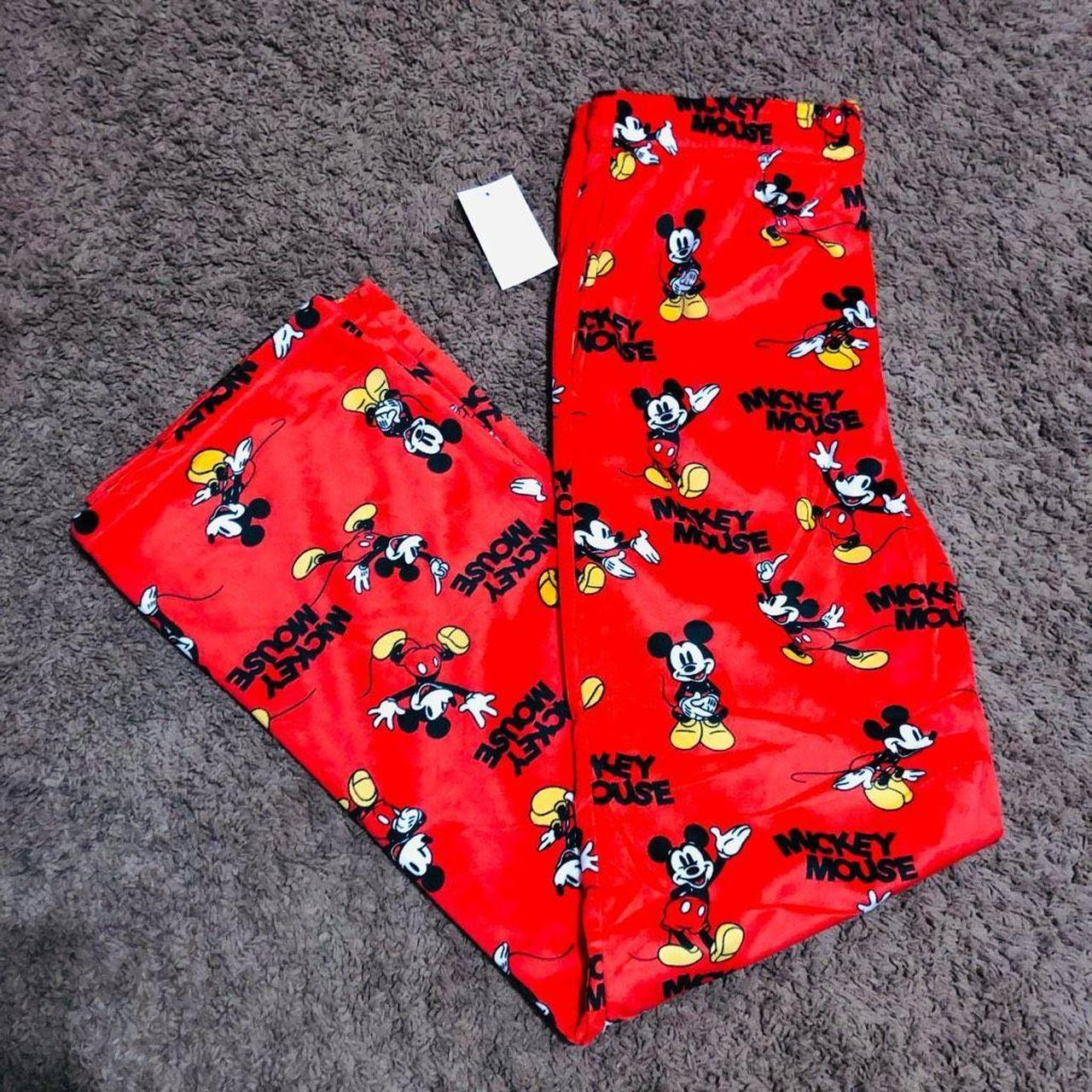 New Disney Mickey Mouse Sleep Long Pants For Men... - Depop