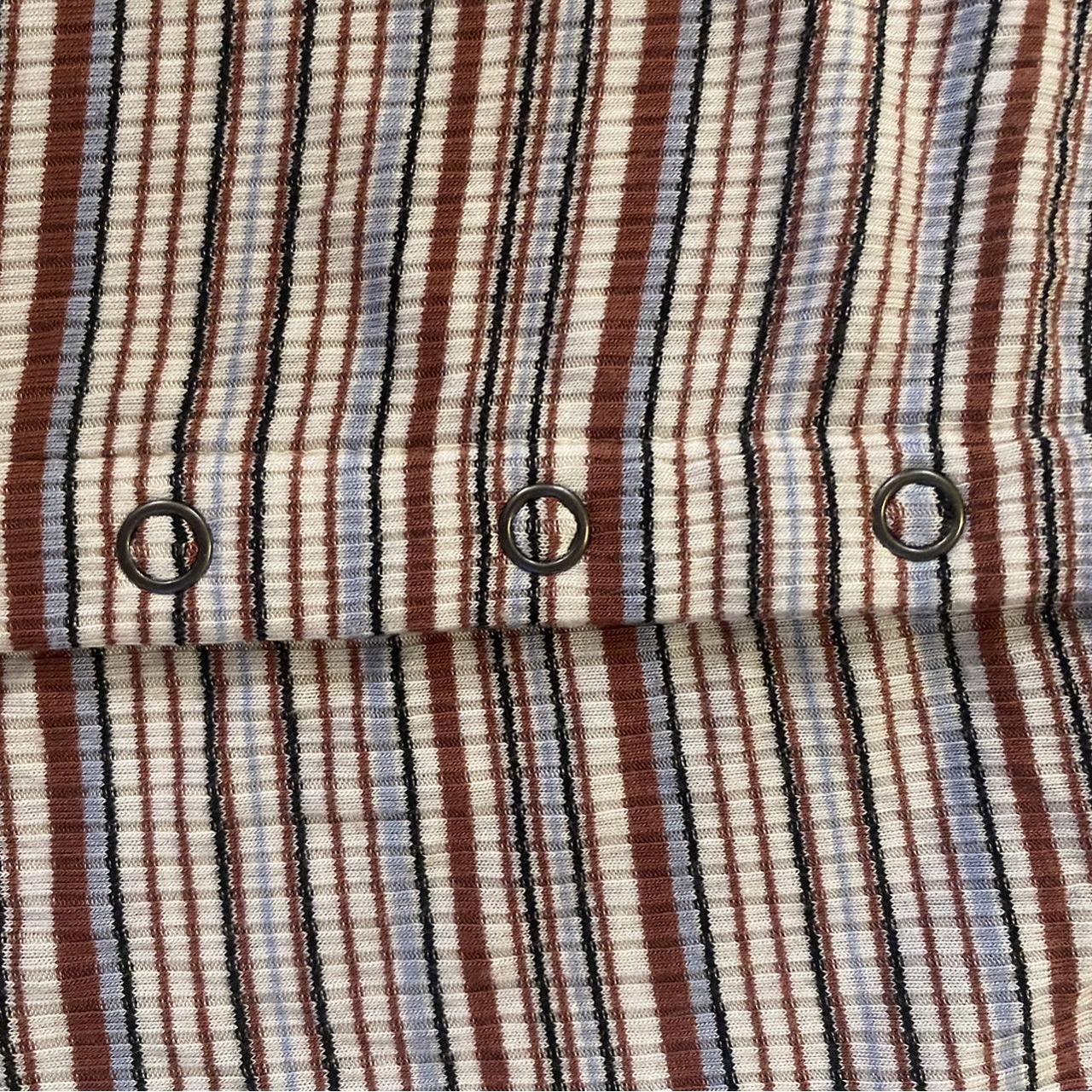 Small multicolor striped cropped tank top, perfect... - Depop