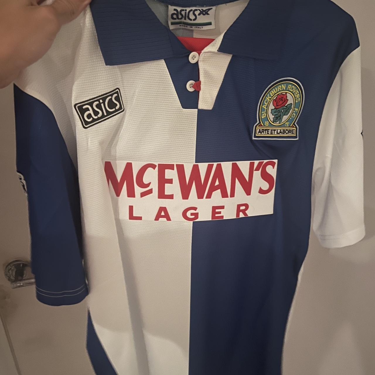 Vintage/retro Blackburn rovers soccer/football... - Depop