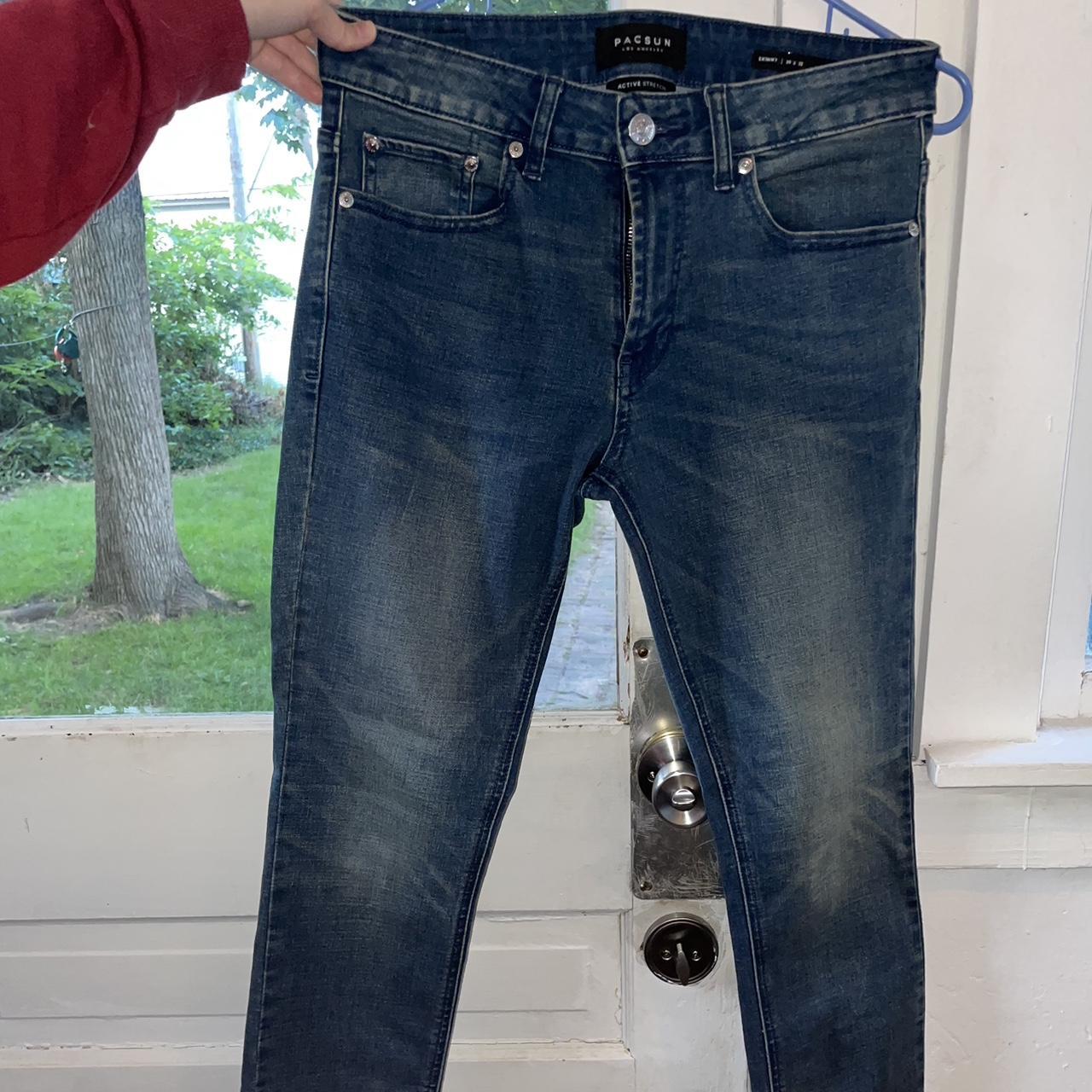 30 x 32 Pacsun Men’s Skinny jeans Active stretch - Depop