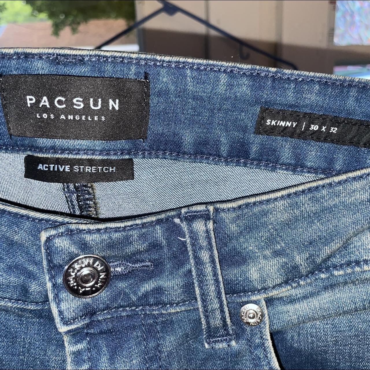 30 x 32 Pacsun Men’s Skinny jeans Active stretch - Depop