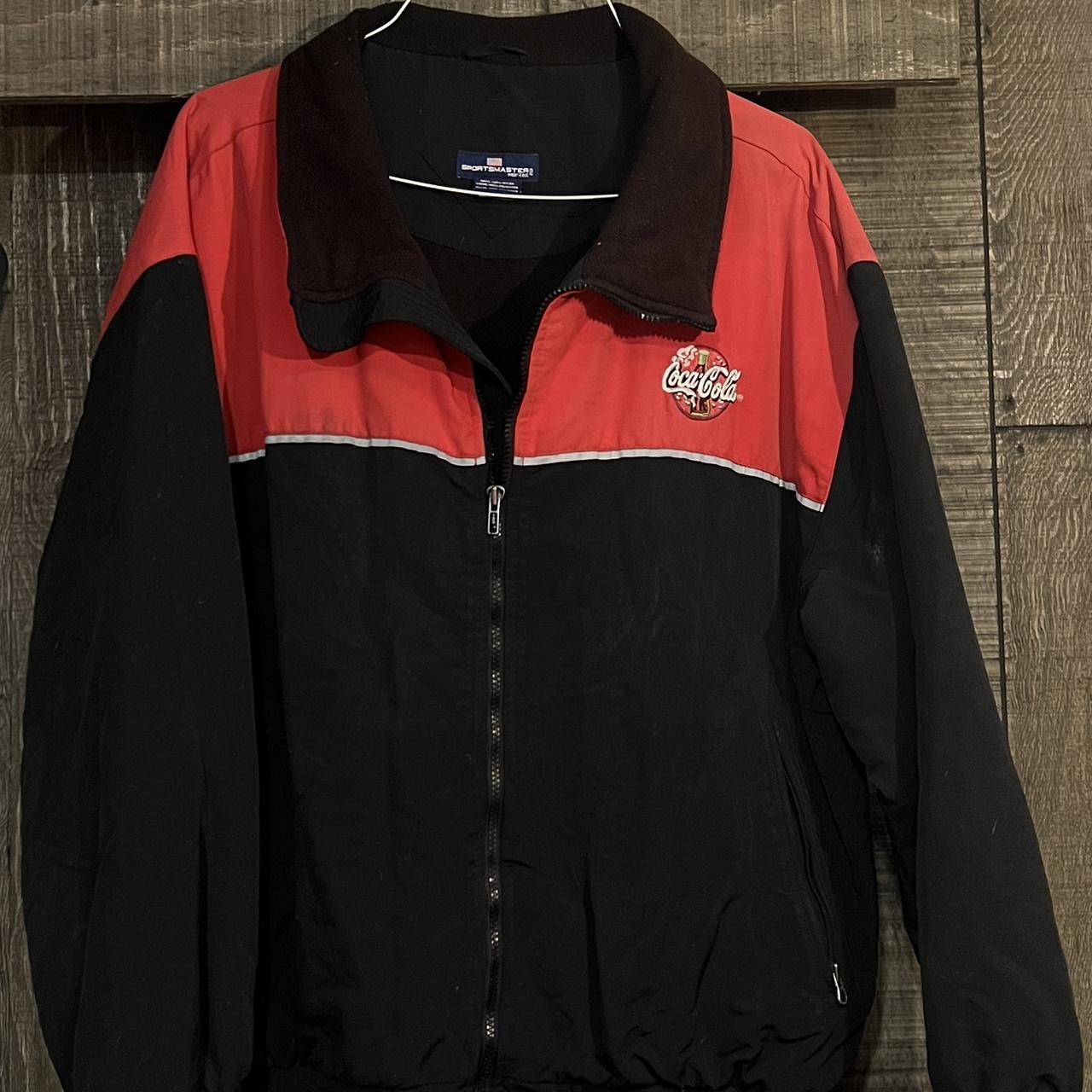 old school 90s CocaCola jacket - Depop