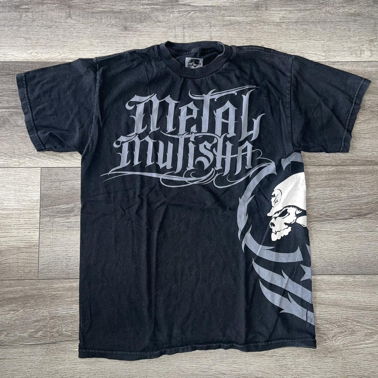 2000s Metal Mulisha Shirt Size Medium Fits a Small... - Depop