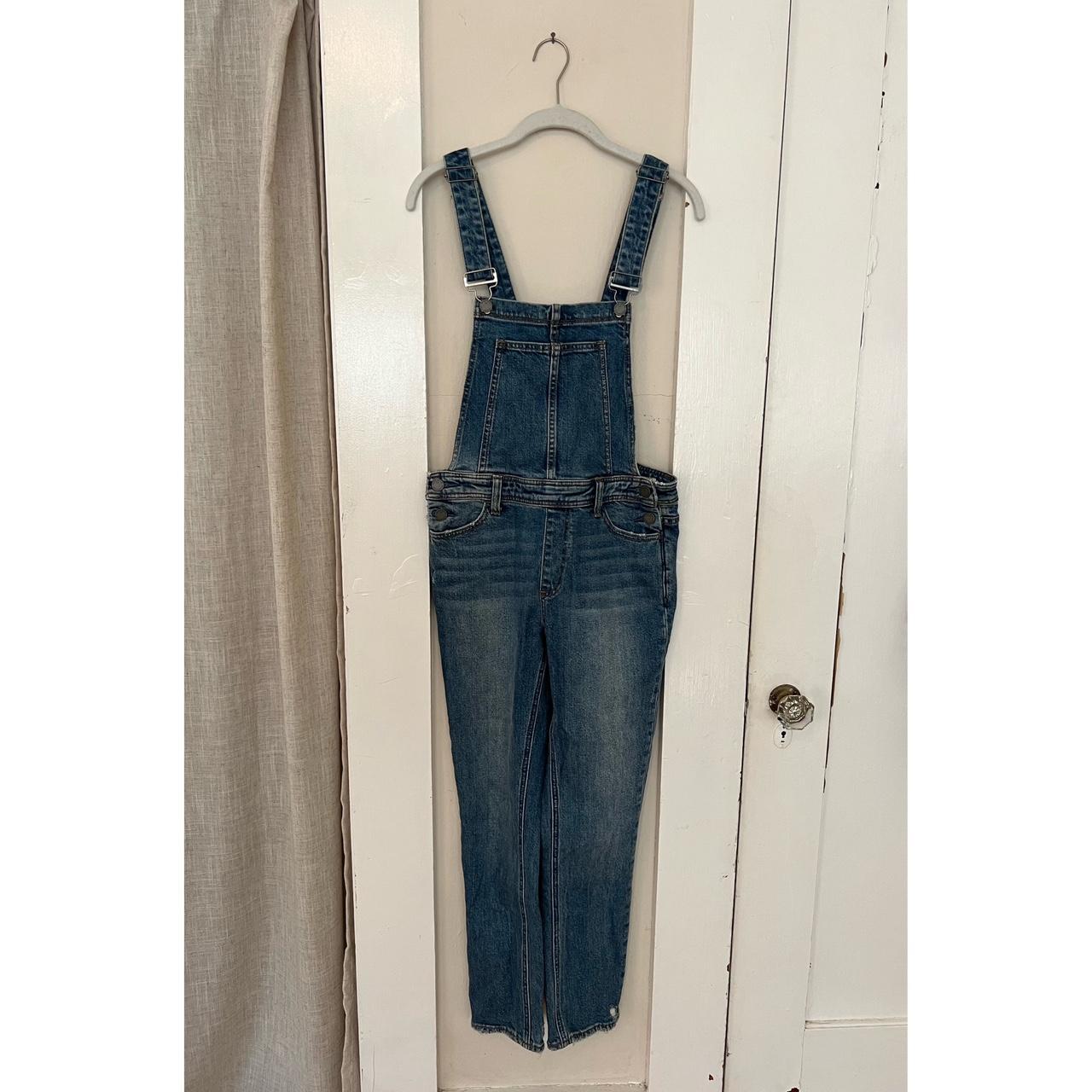Paige Sierra Medium Wash Overalls. Gently used, in... - Depop