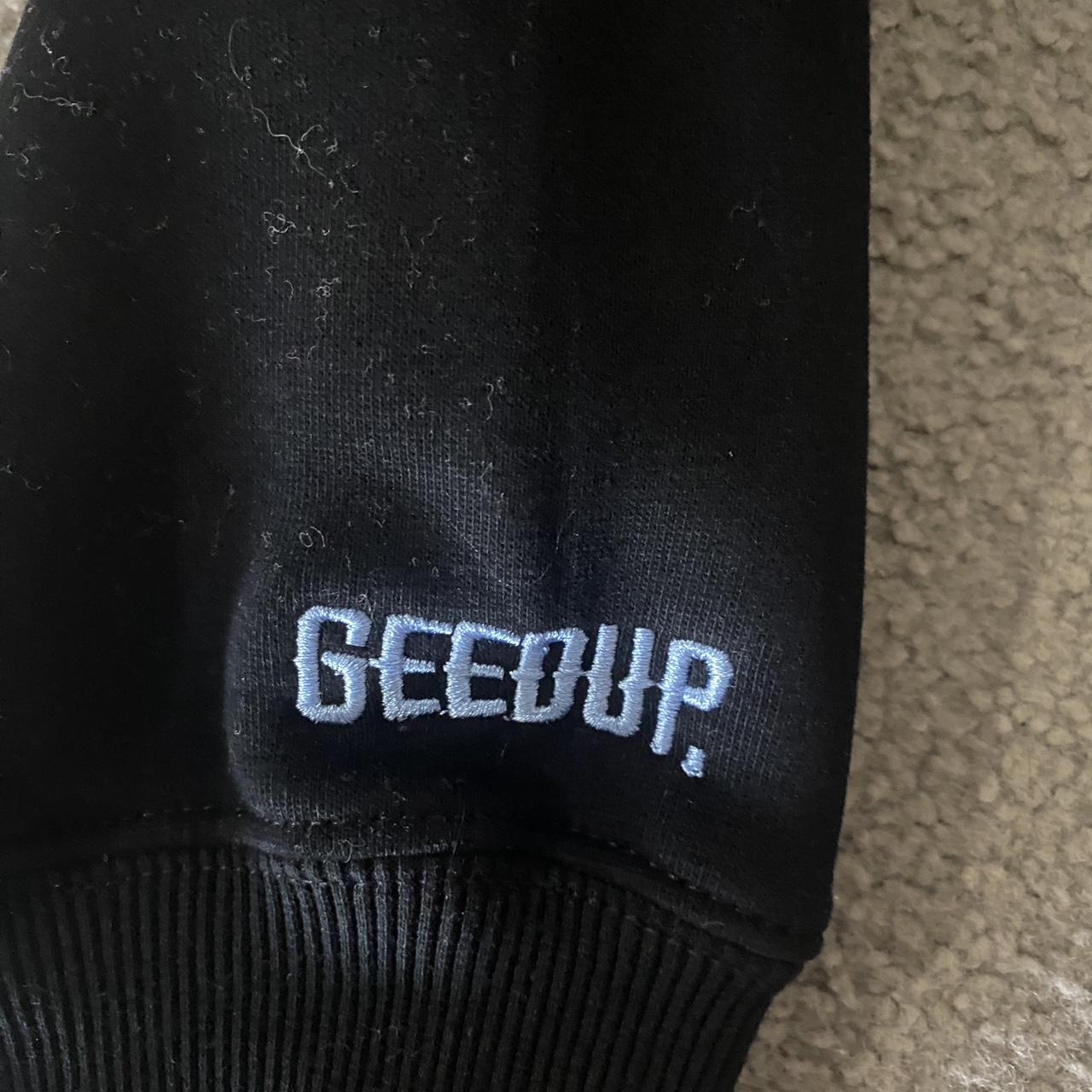 Authentic Geedup “handstyle” Jumper - Colour - baby... | Depop