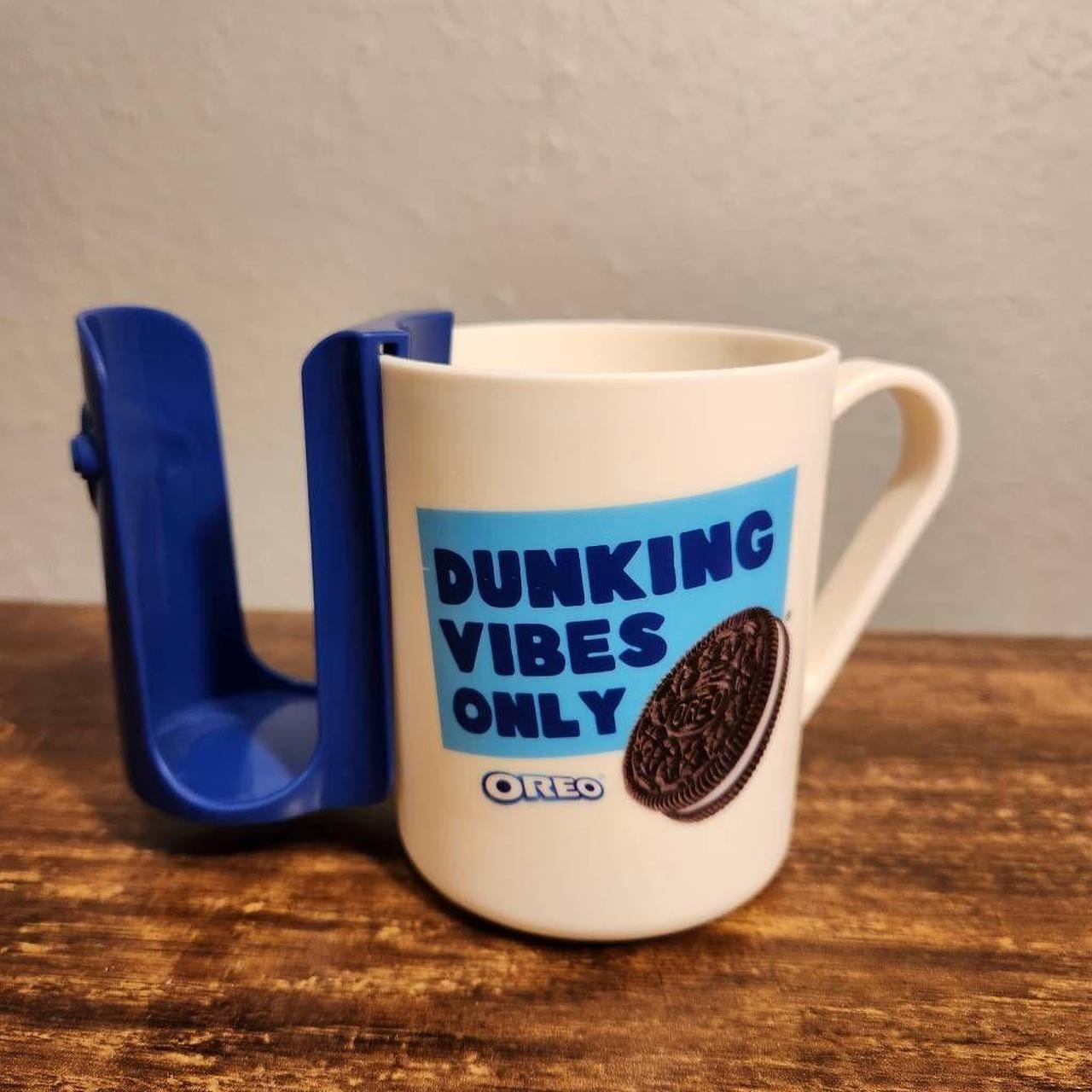 Oreo "Dunking Vibes Only" plastic mug with cookie... - Depop