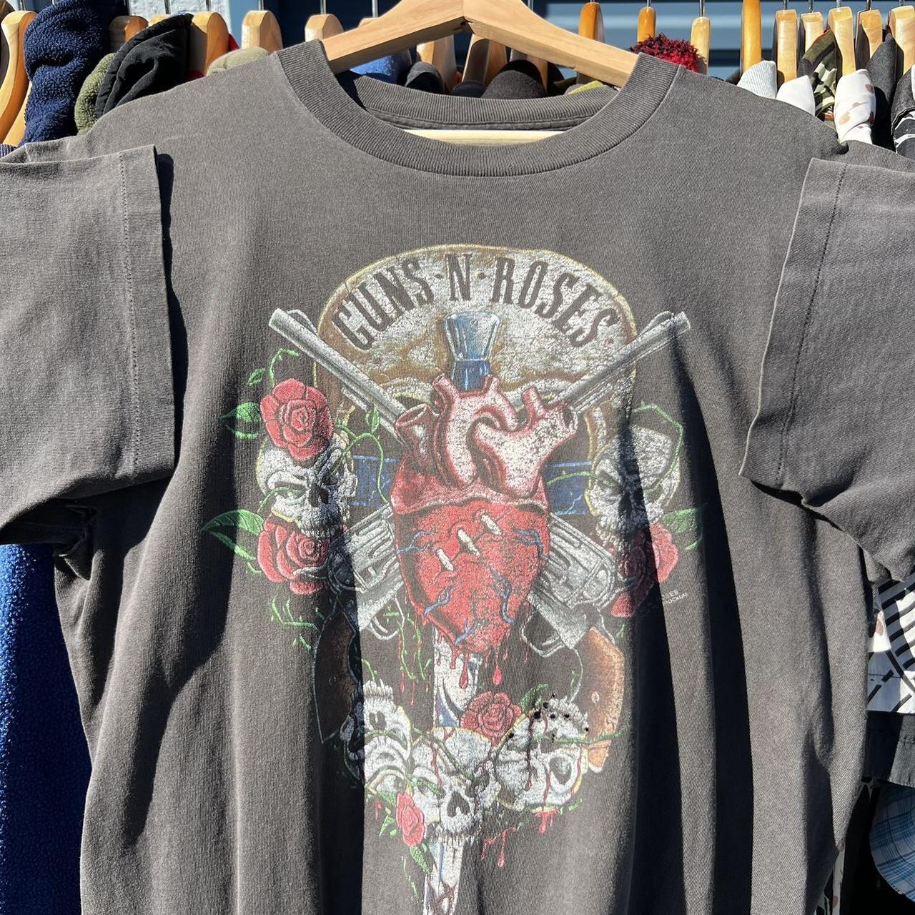 Vintage 1990 Guns n Roses Shirt Size L Message for... - Depop