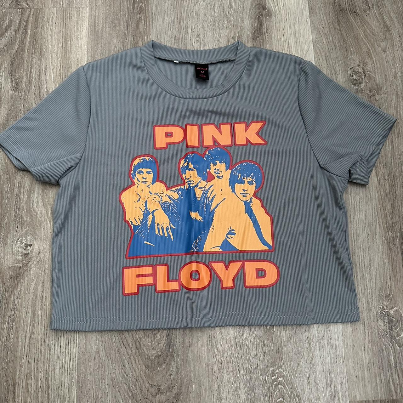 ROMWE PINK FLOYD TOP - Depop