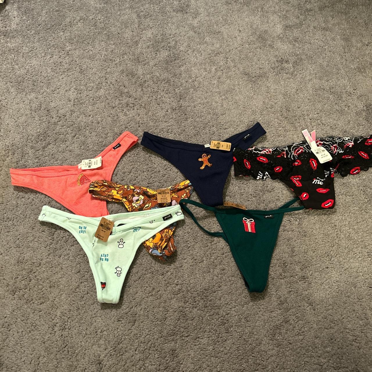 brand new with tags victoria secret pink thongs! - Depop