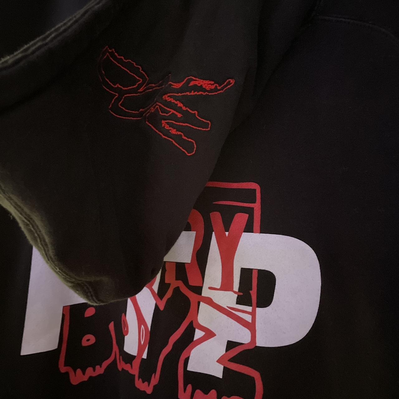 ftp chief keef colab hoodie size L not visible but... - Depop