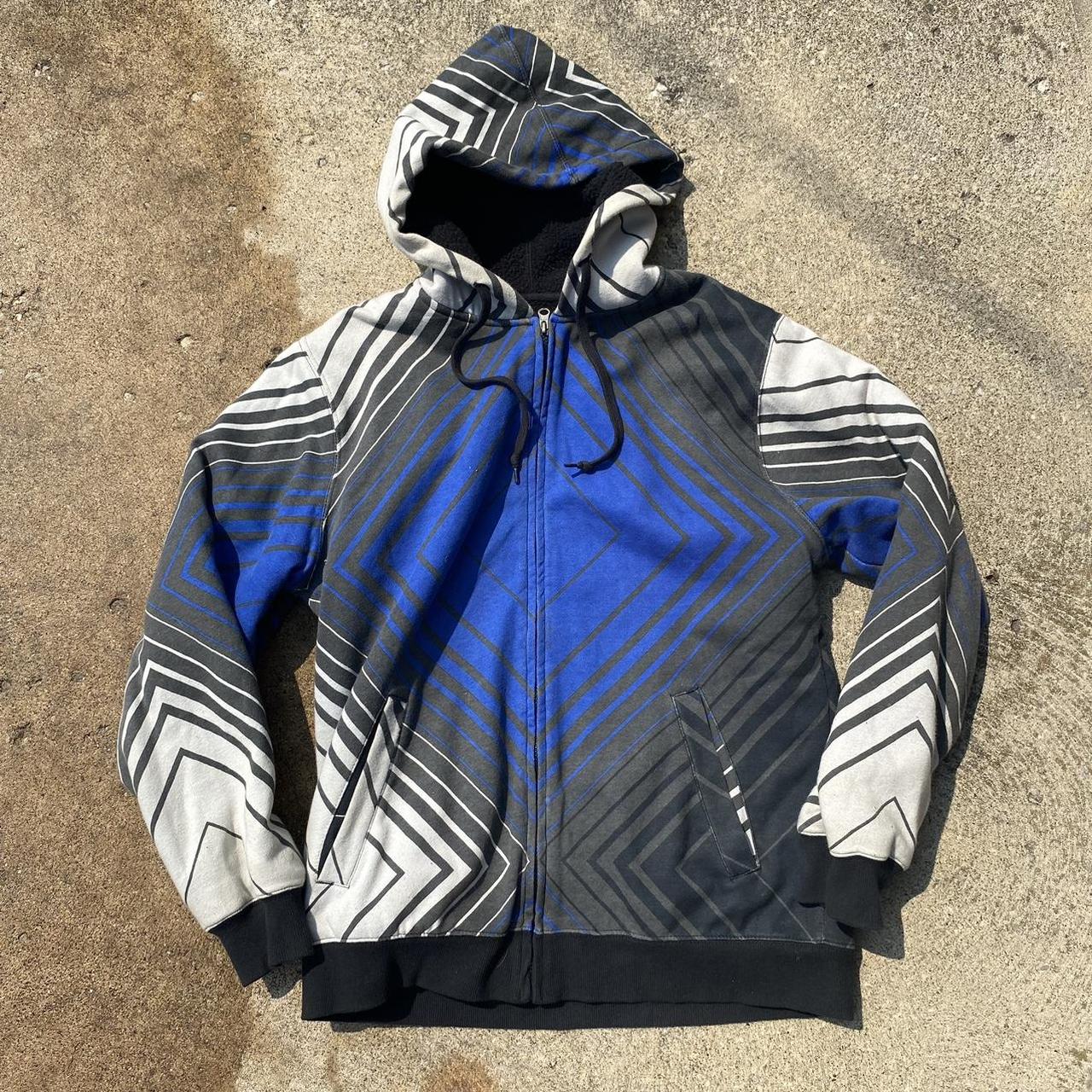 y2k machine zipup hoodie size medium #y2k #machine - Depop