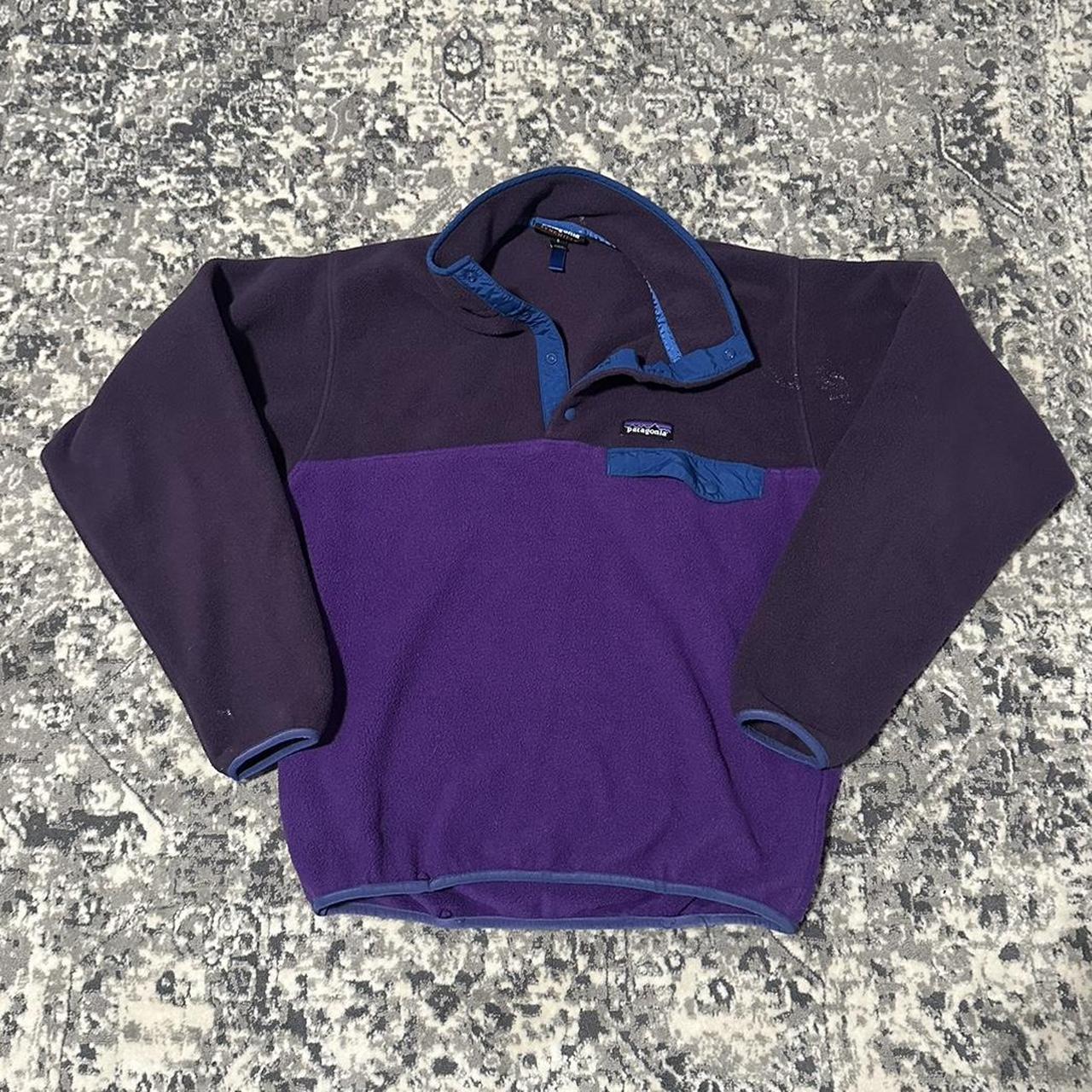 -Y2K Patagonia Synchilla Pull over -Tagged and fits... - Depop