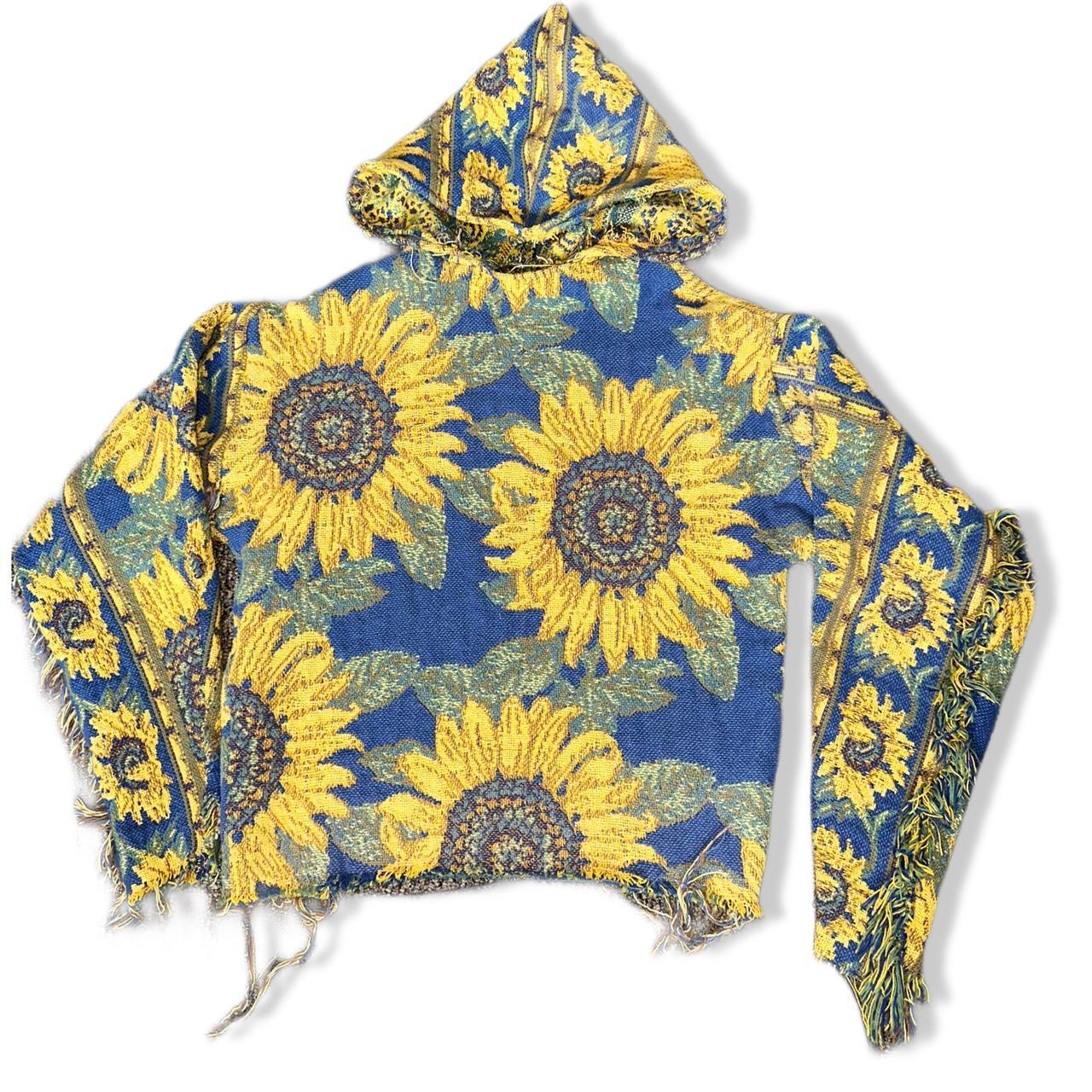 Tapestry custom sunflower jacket - Depop