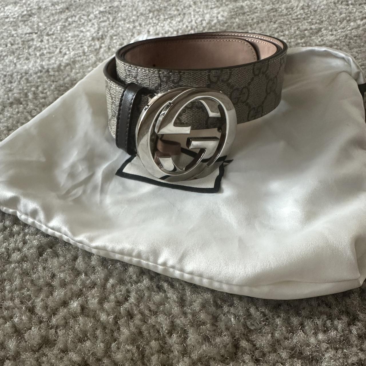 MENS GUCCI BELT Only worn a couple times,... - Depop