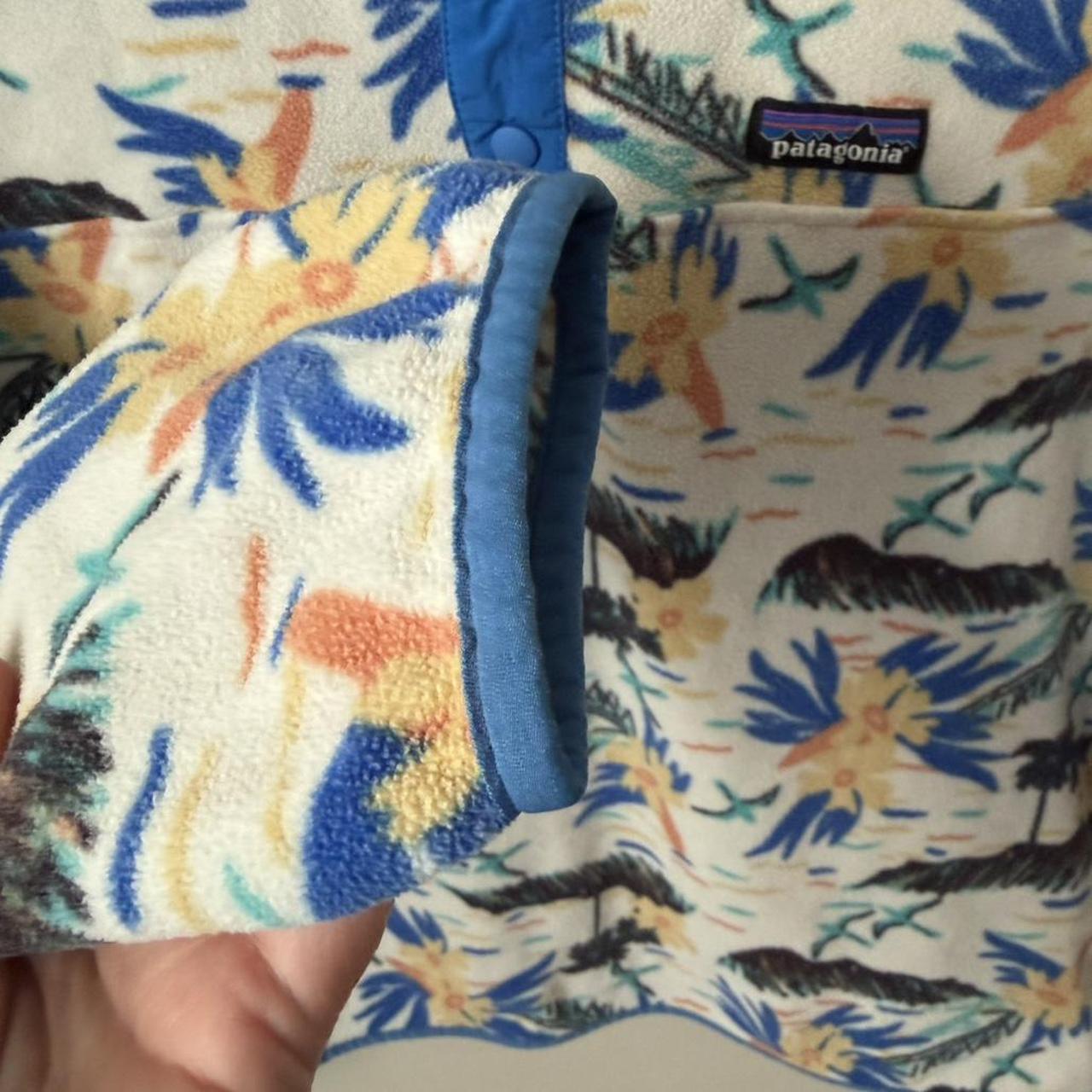 Patagonia Women's Micro D Snap-T Pullover Sweater... | Depop