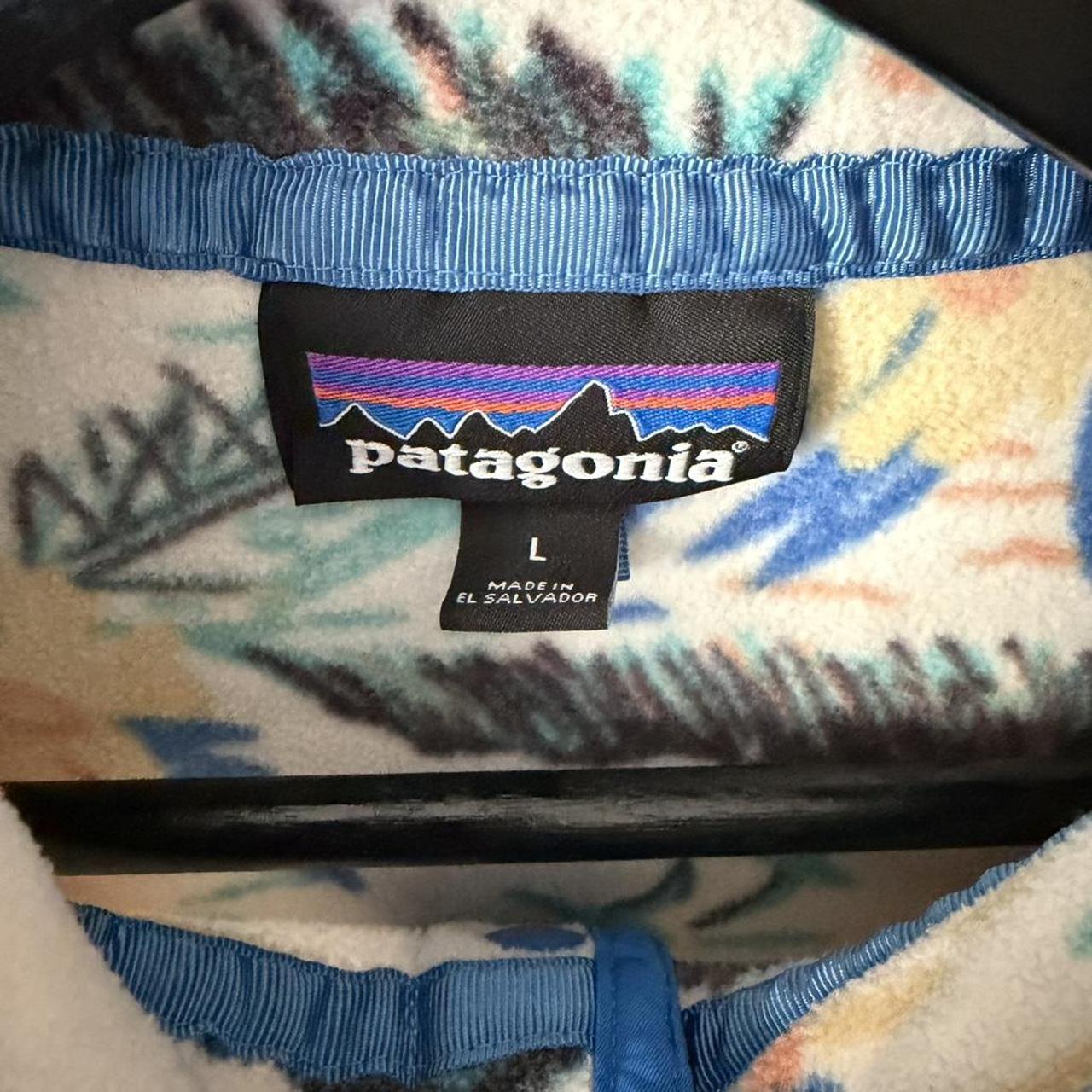 Patagonia Women's Micro D Snap-T Pullover Sweater... | Depop