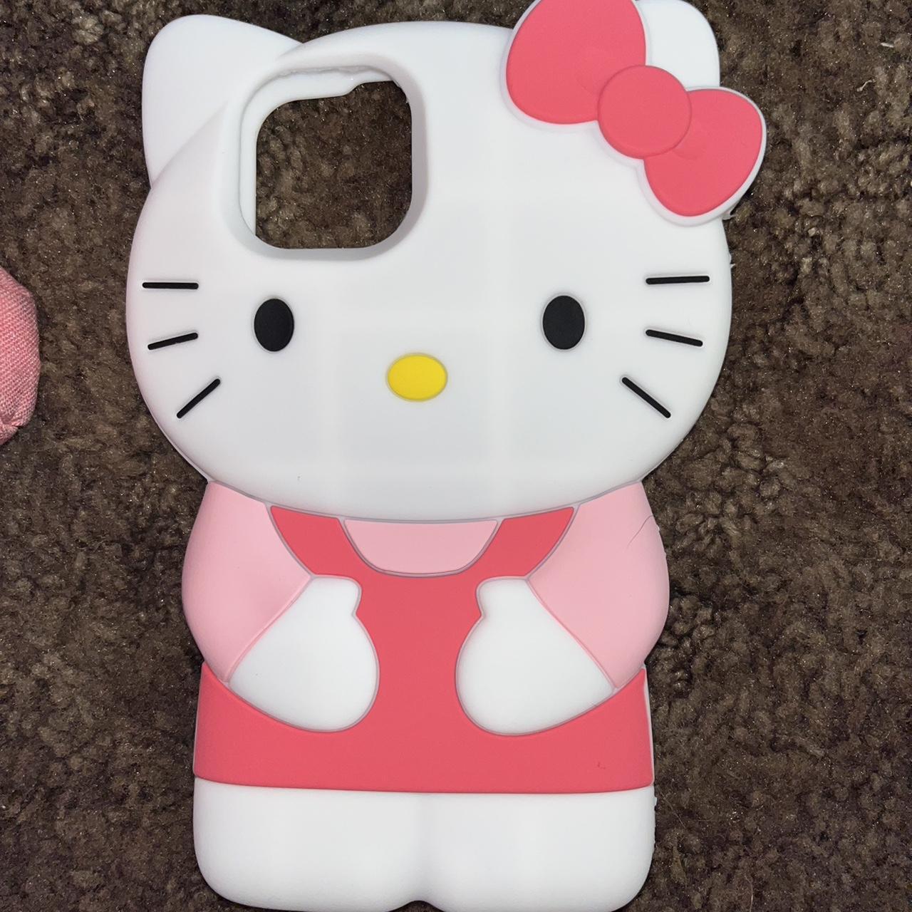 Super cute Hello Kitty Case for iPhone 13 thick and... | Depop