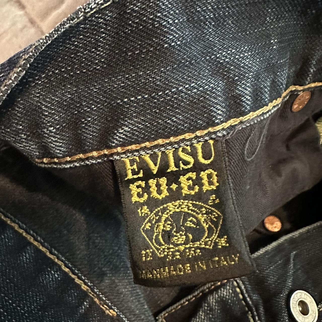 AUTHENTIC VINTAGE EVISU JEANS tagged “size... - Depop
