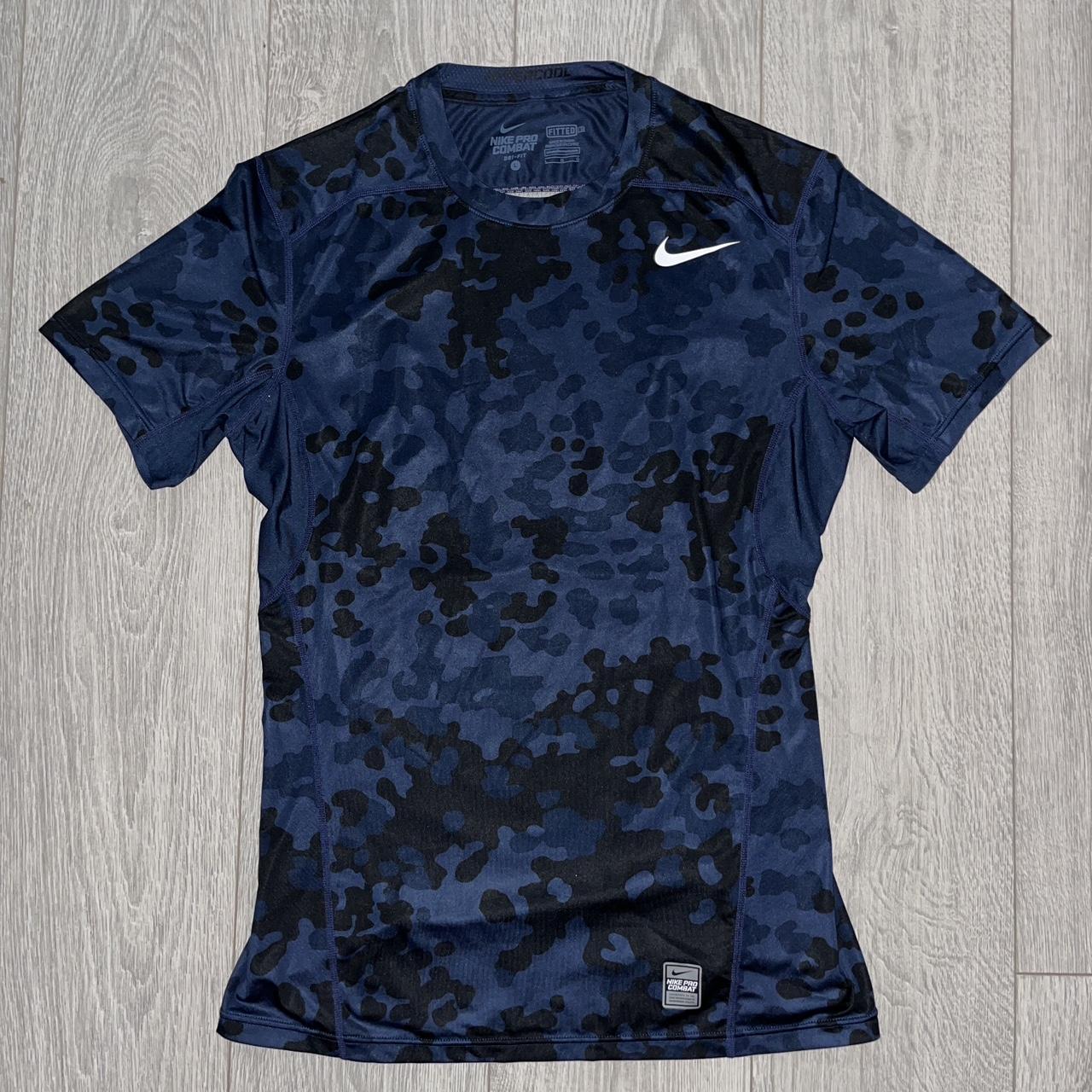 Nike pro combat blue camo training set Size large... - Depop