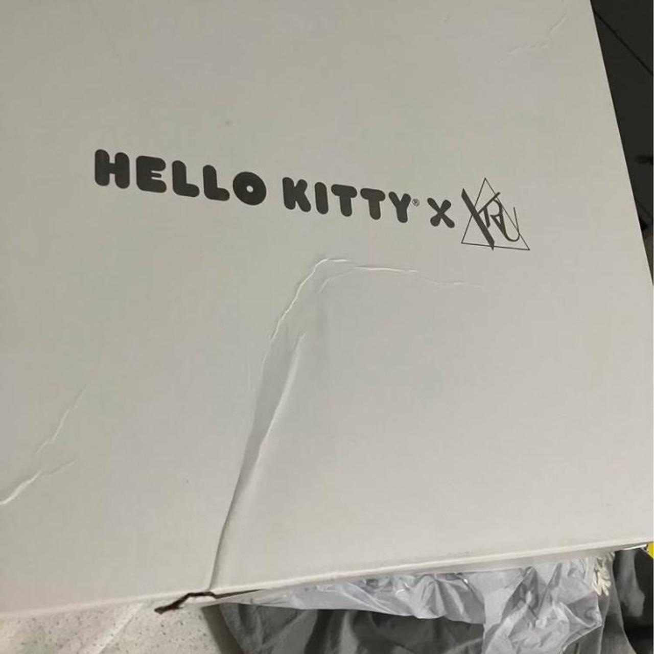 White and red YRU X Hello Kitty collab snow... | Depop