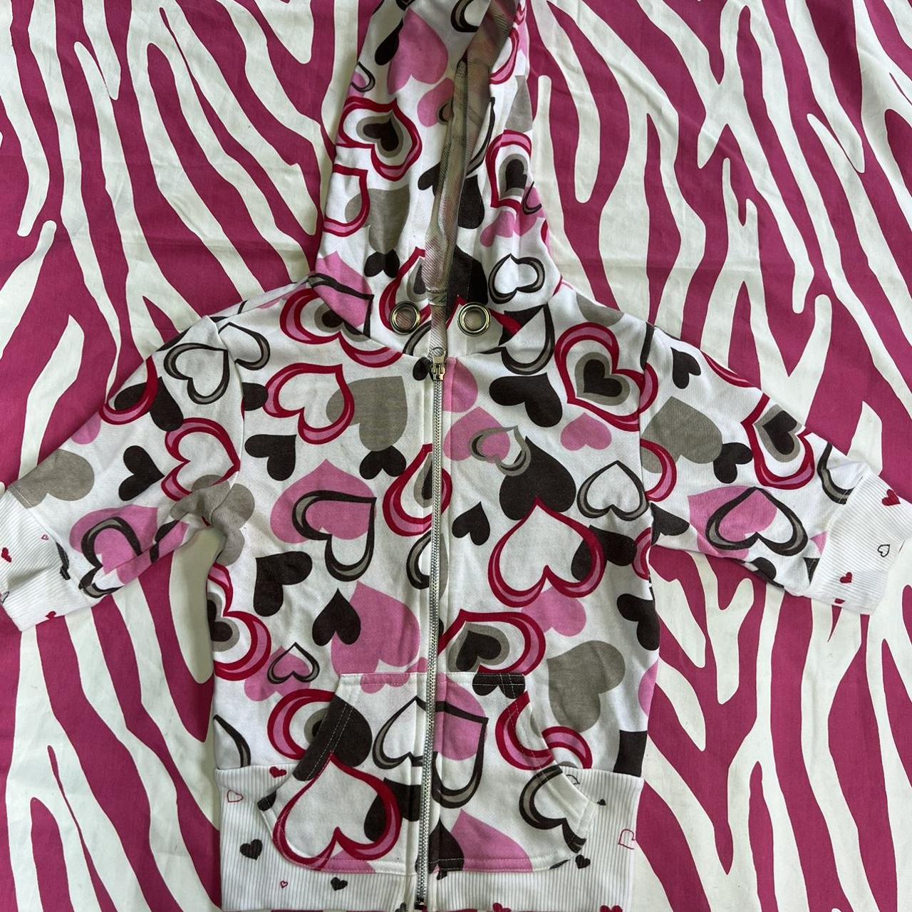 Derek Heart Women's Pink and Brown Crop-top | Depop