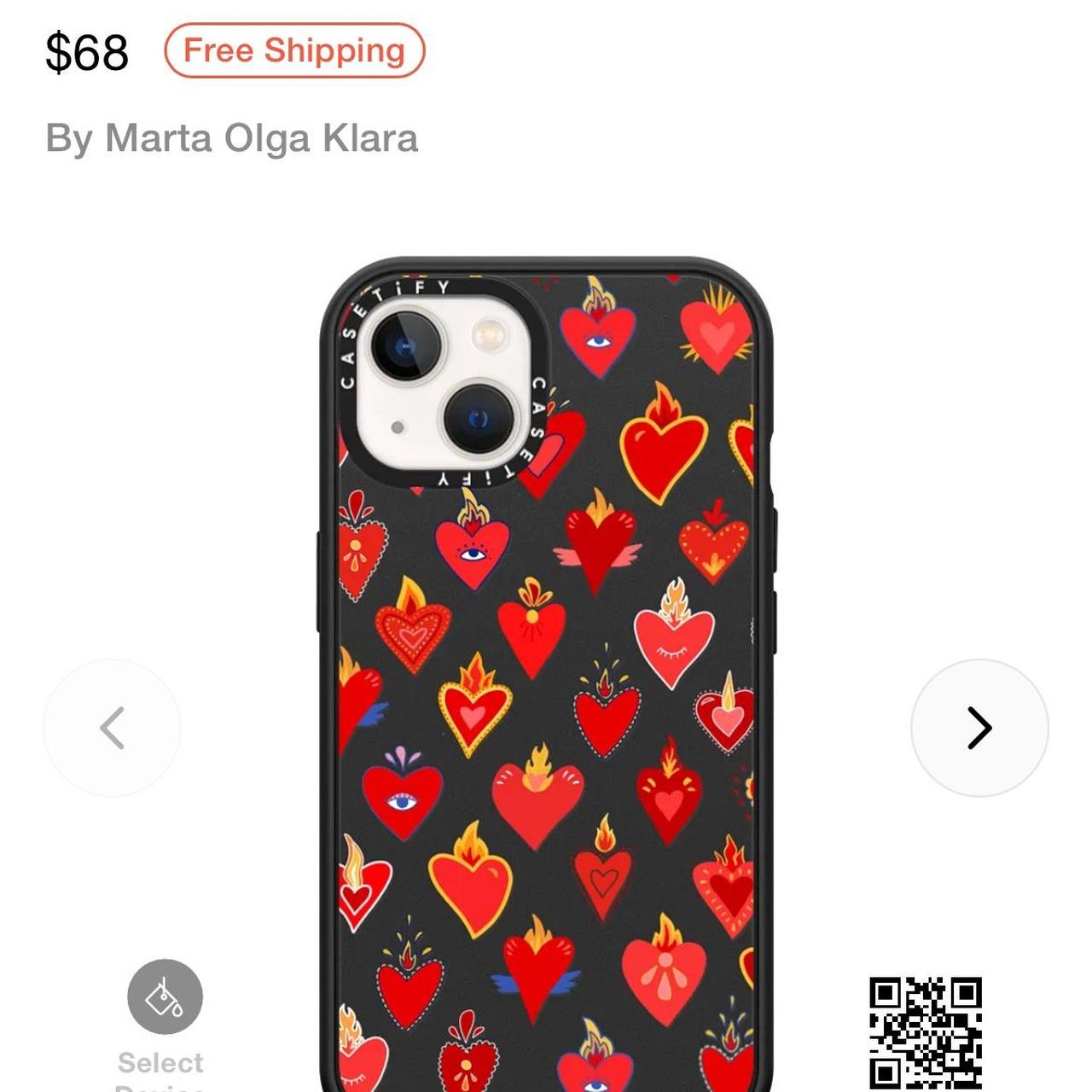 Casetify heart case originally bought for 68 - Depop
