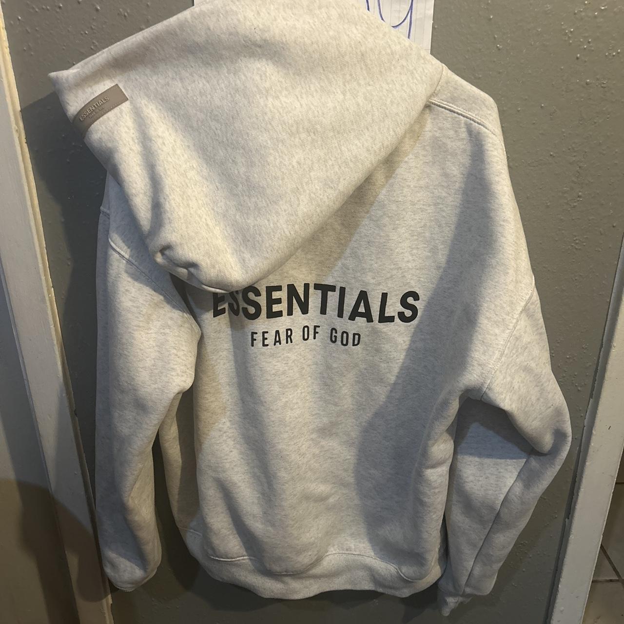 Grey Essentials Hoodie Everything being sold is... - Depop