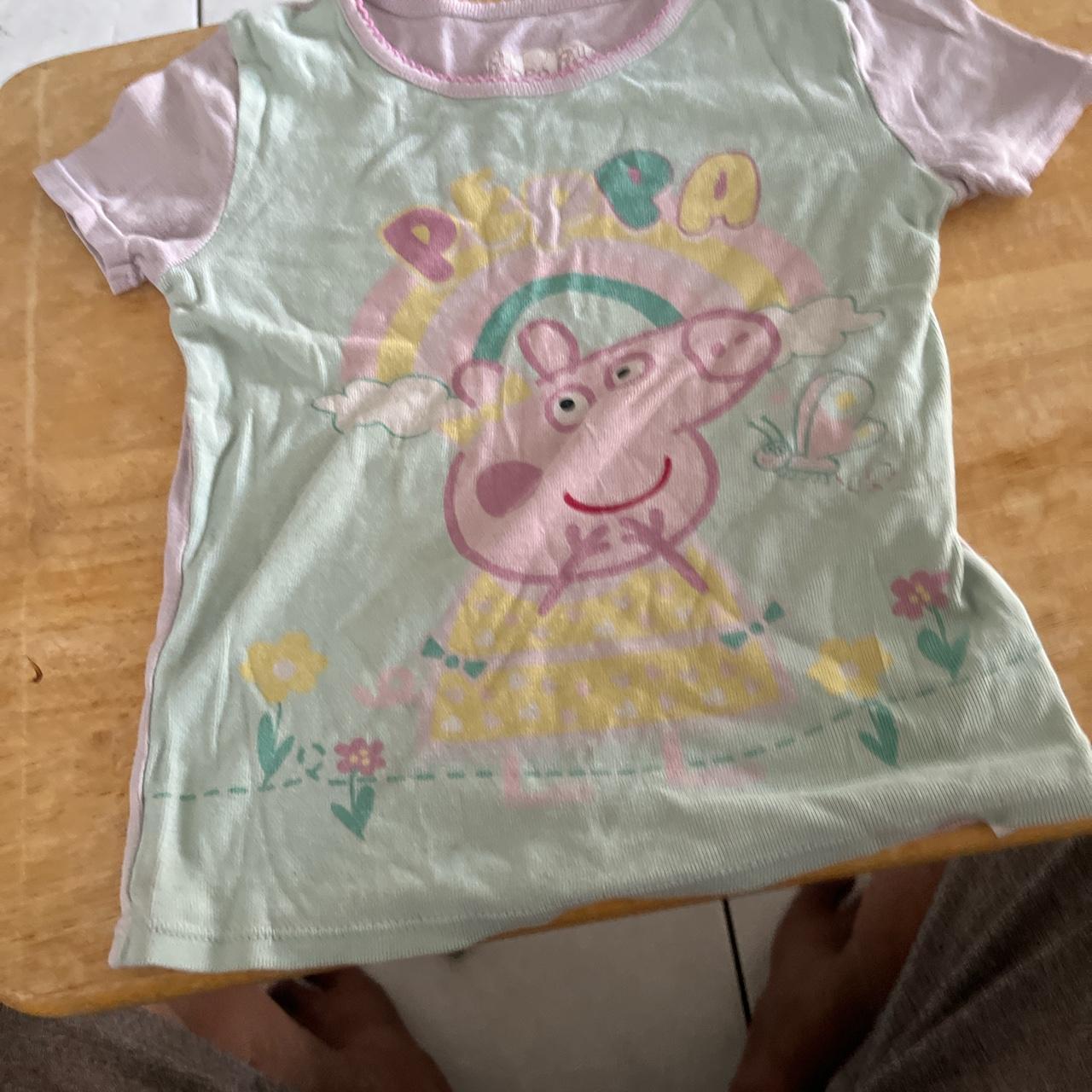 Peppa Pig Blue T-shirt | Depop