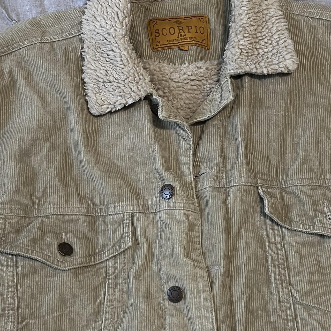 Vintage Scorpio corduroy jacket super cozy and warm... - Depop