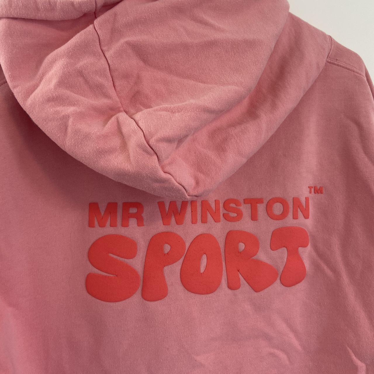 me winston pink hoodie in near perfect condition... - Depop