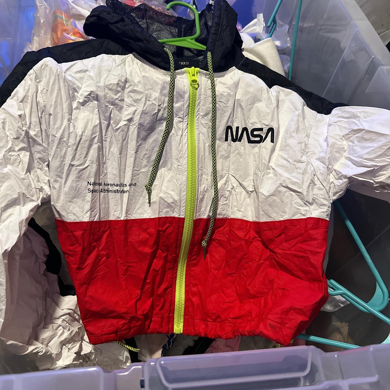 NASA windbreaker jacket #space - Depop