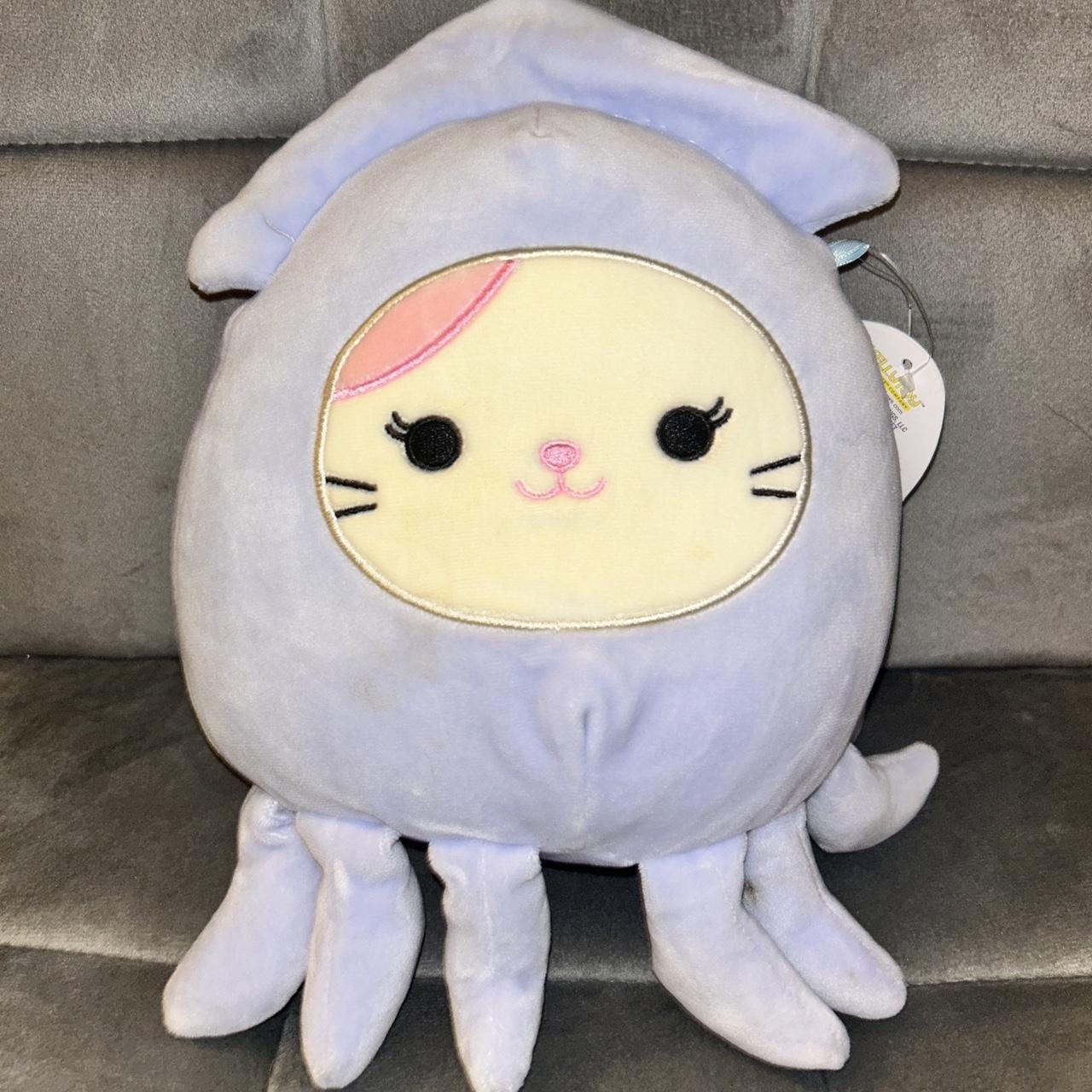 CAT SQUID SQUISH-MALLOW WITH TAG - Depop