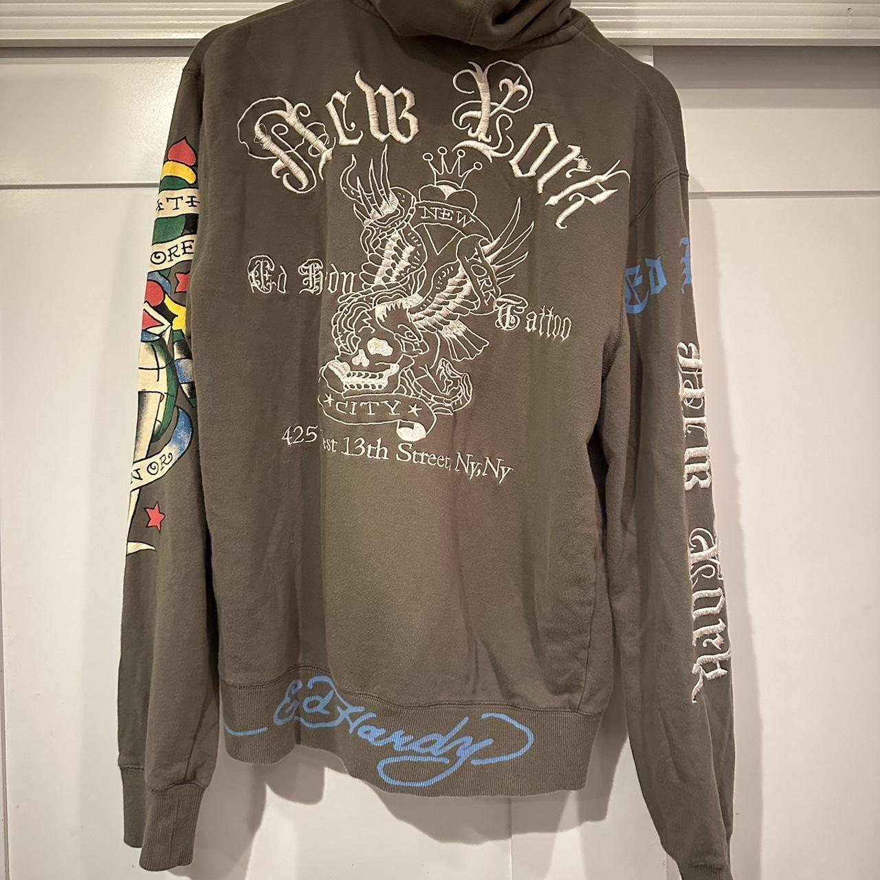 Vintage Ed Hardy Zip Up Message me for offers! - Depop