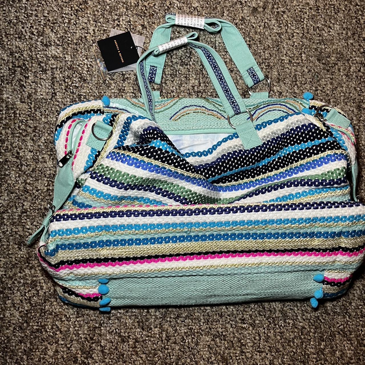 Blue water wave America & Beyond tote bag , DS OG all - Depop