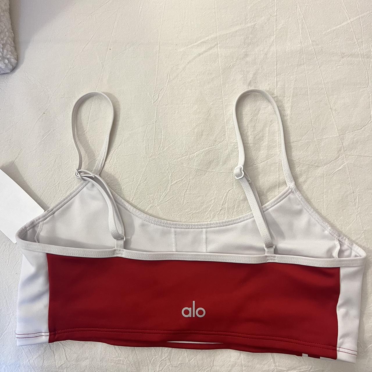 Red Alo Yoga Sports Bra New without tags, Too small... - Depop