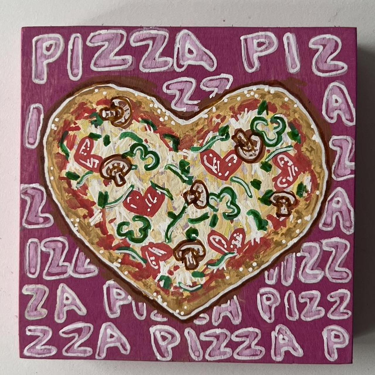 PIZZA ” Original Painting This is a Original... | Depop