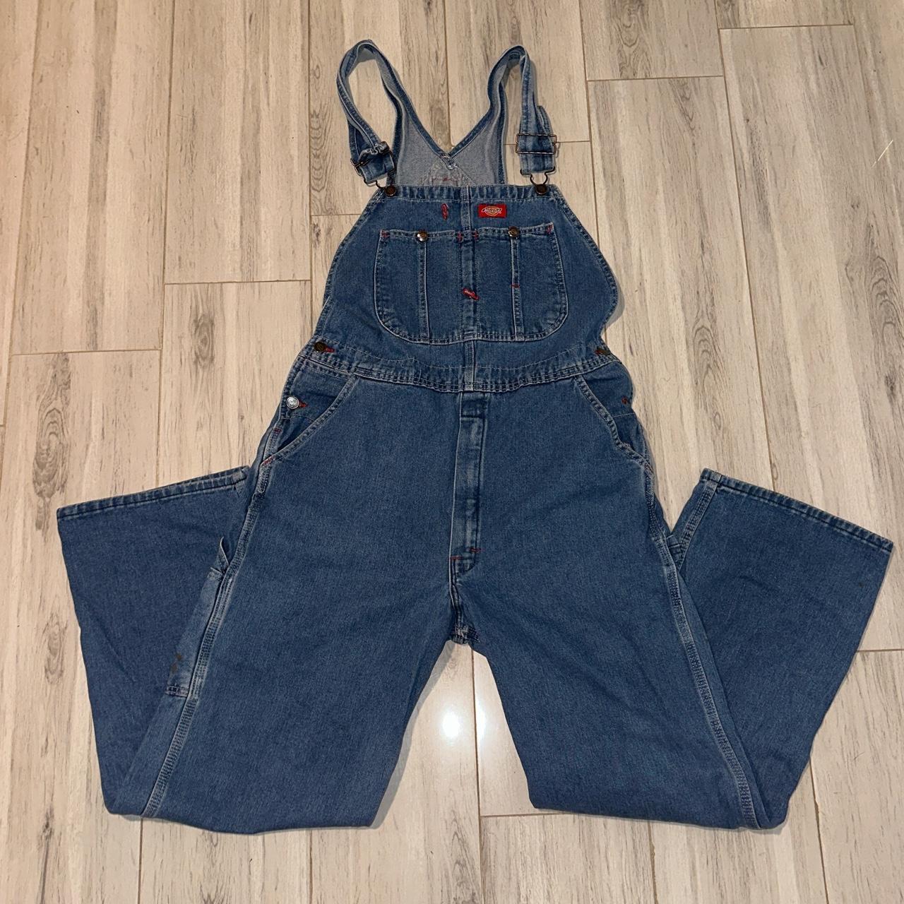 Vintage Dickies Overalls Carpenter legs Size... - Depop