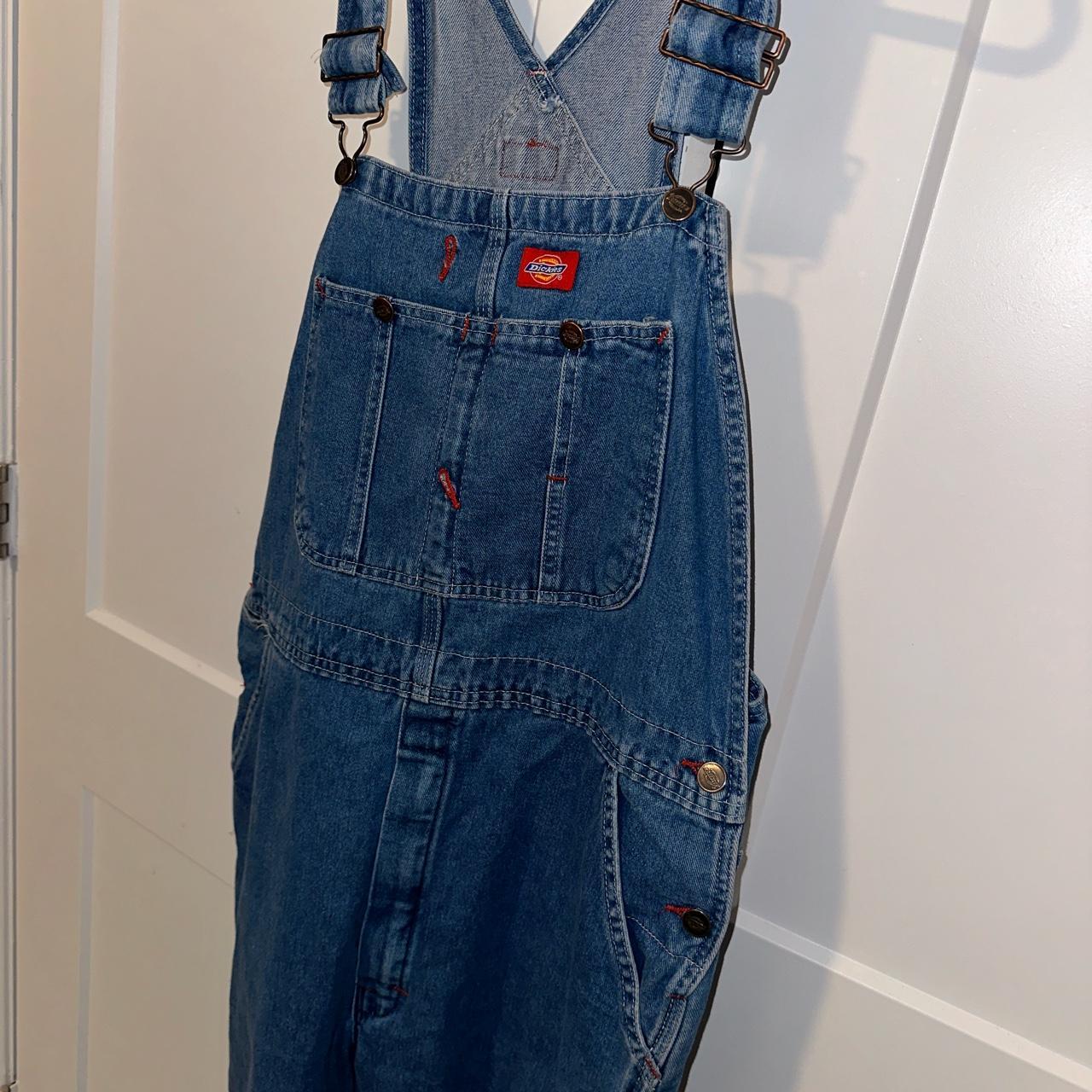 Vintage Dickies Overalls Carpenter legs Size... - Depop