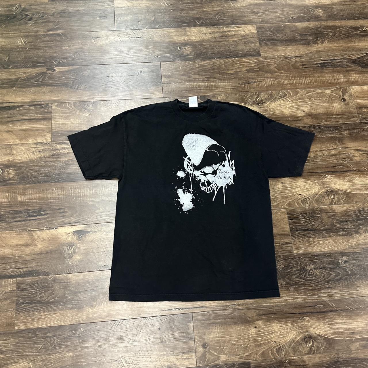psycho demons punk skull XL t-shirt #punk #opium... - Depop
