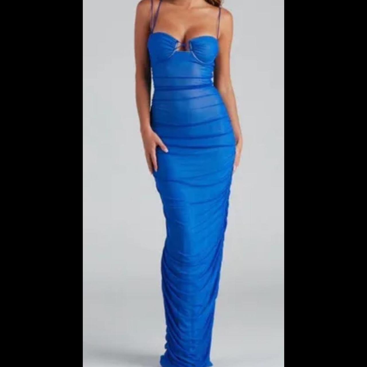 Windsor prom dress - Royal blue, size xs, brand new... - Depop