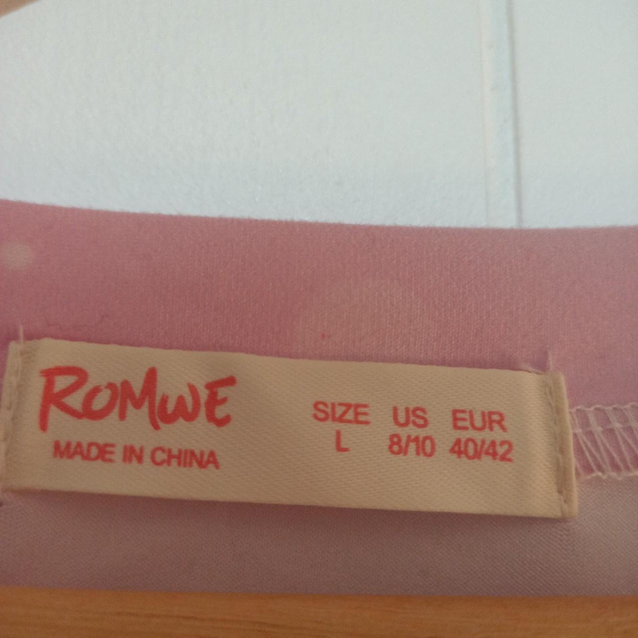 Romwe Women's oversized anime t shirt. Tag says L... - Depop