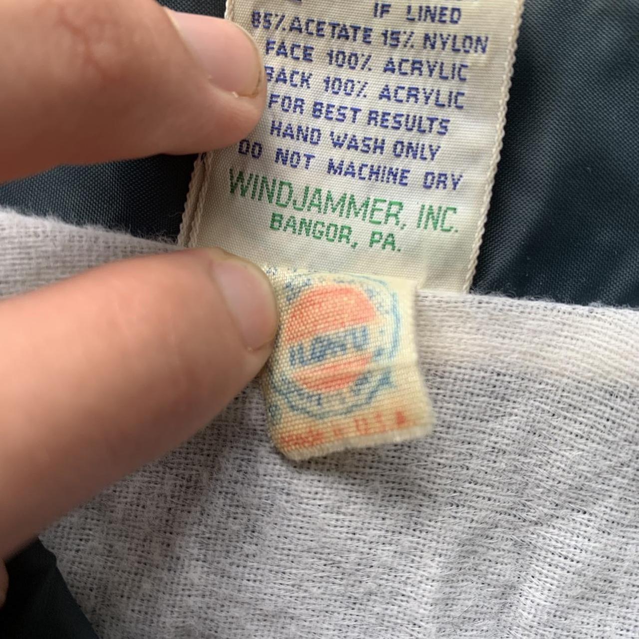 Vintage 70s AT&T Logo Teal Blue Nylon Jacket •... - Depop