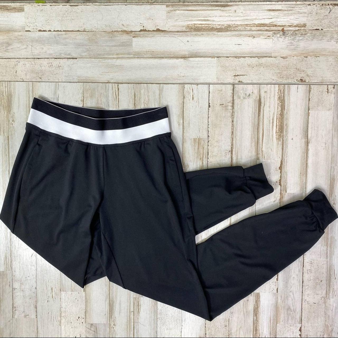 Fabletics Jogger Venetia Stacked Waistband Black &... - Depop