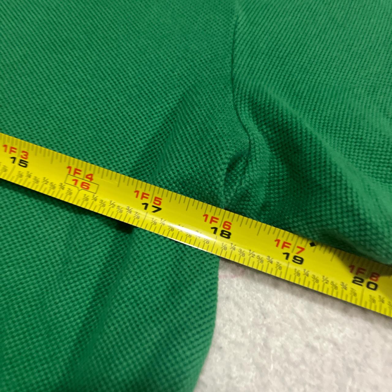 Gucci green polo shirt with Gucci shoulder spell out... | Depop